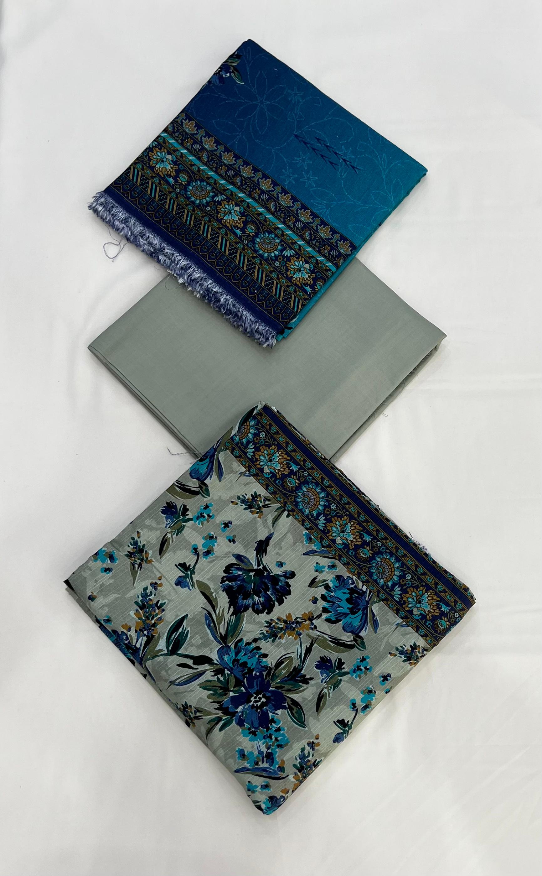 Signature Collection BANA DORA LINEN 3PC 2025-26 – Hashim Fabrics