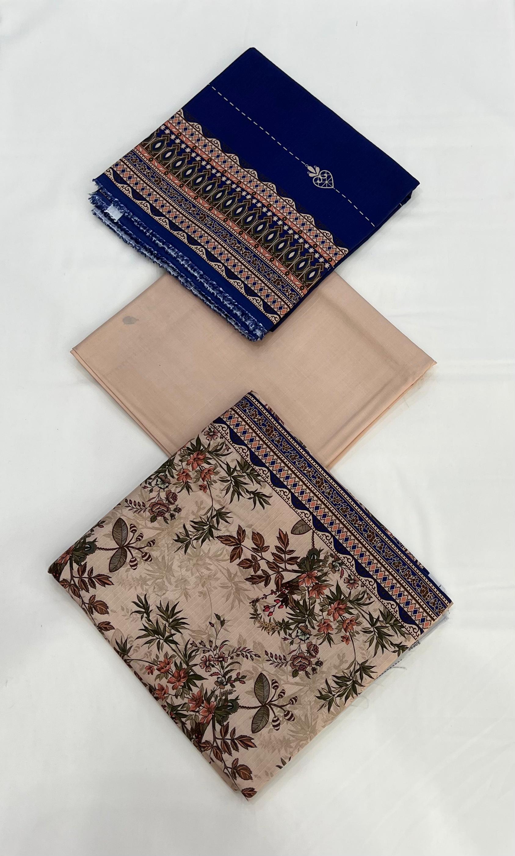 Signature Collection BANA DORA LINEN 3PC 2025-26 – Hashim Fabrics